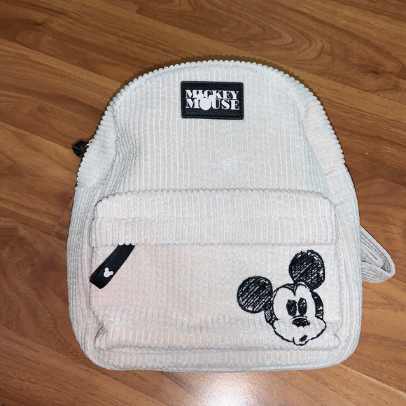 Disney | Bags | Nwt Disney X Primark Mickey Mouse Corduroy Backpack ...